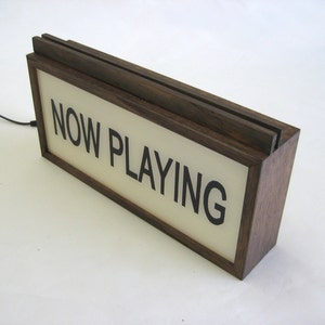 NOW PLAYING Vinyl Record Stand, Record Holder, Handcrafted Wooden ...