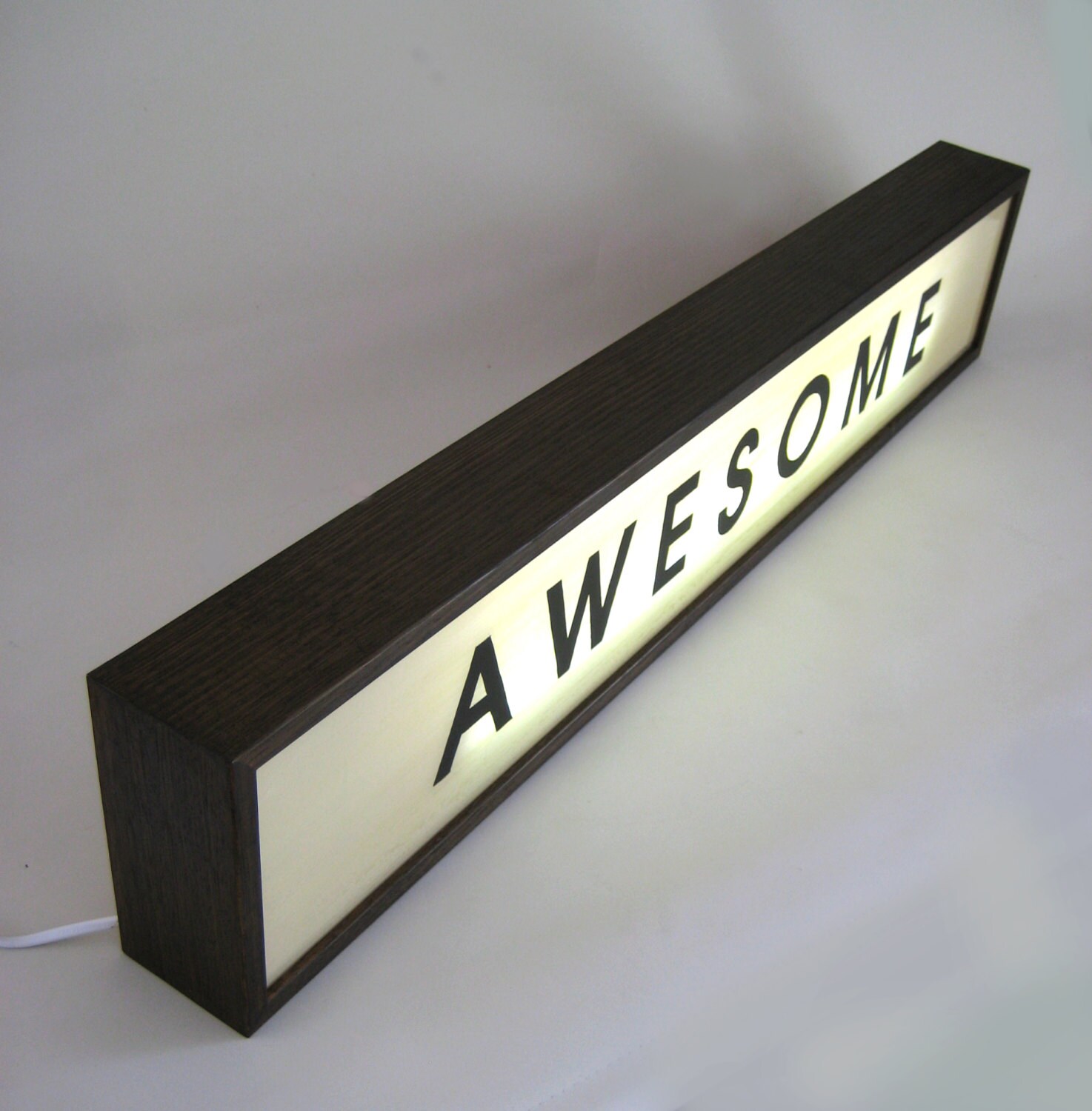 AWESOME Light up Sign Handcrafted Wooden Light Box Sign Hand - Etsy