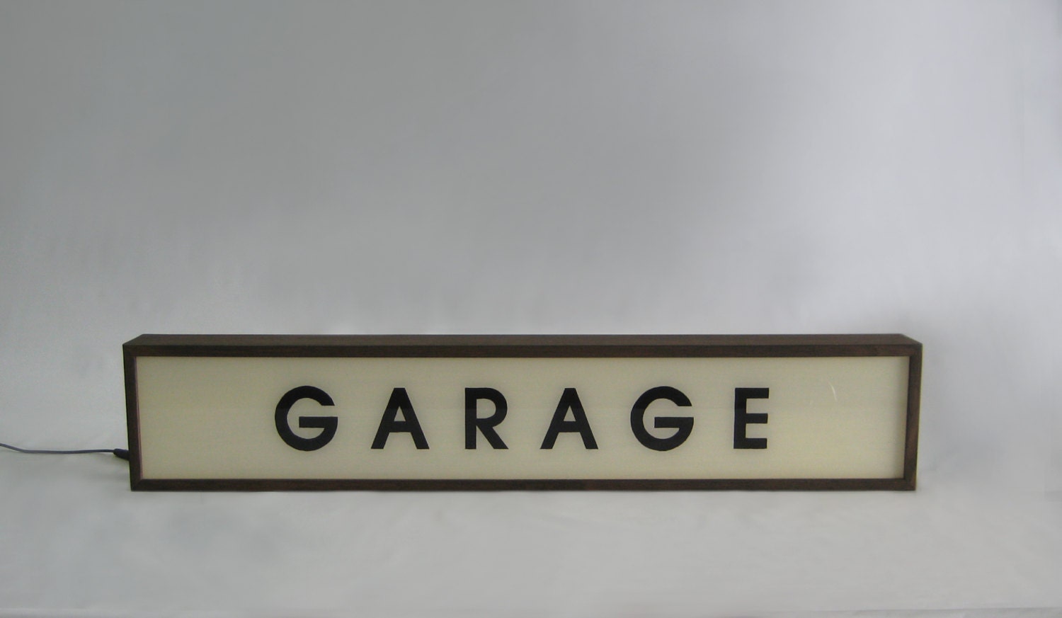 Lighted Garage Sign Handcrafted Wooden Light Box Sign for Man - Etsy
