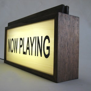 NOW PLAYING Vinyl Record Stand, Record Holder, Handcrafted Wooden ...