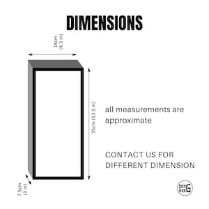 Vertical Open Sign Light, Handcrafted Wooden Lightbox, Unique ...