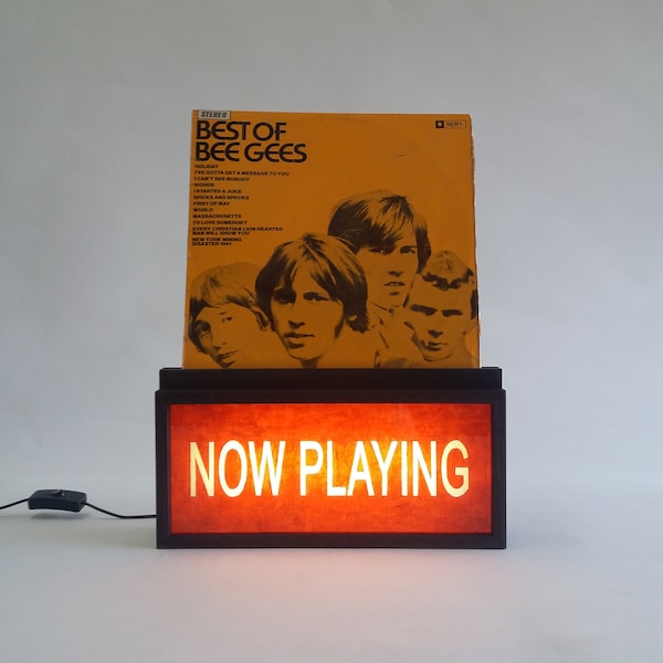 Now Playing Record Stand - Etsy