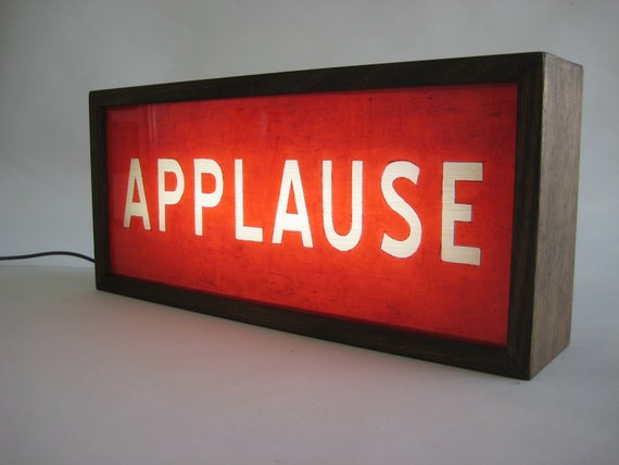 Blinking Applause Sign