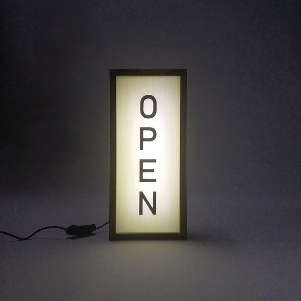 Lighted Open Sign - Etsy
