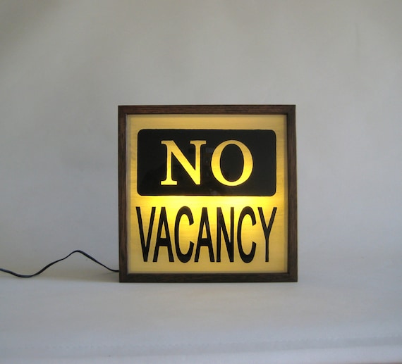 Retro Vacancy Sign