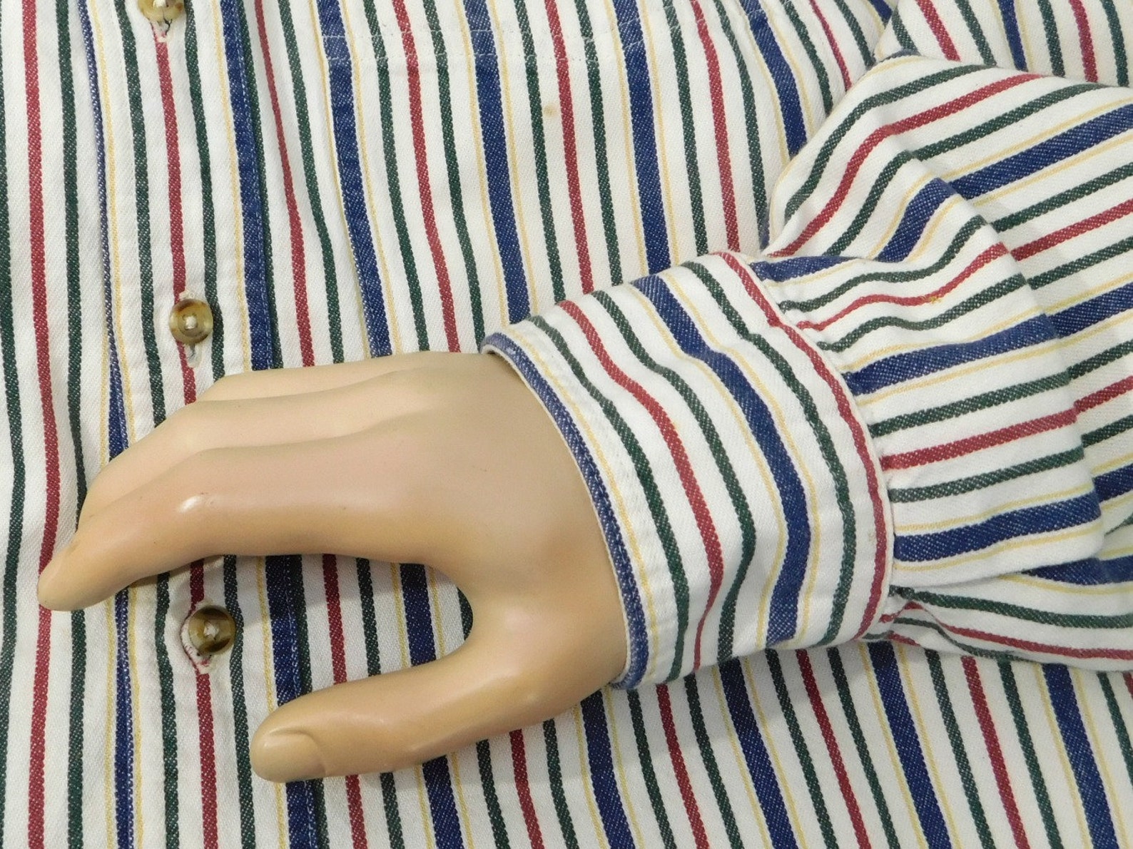 Vintage Stripped Shirt Men button up Shirt Men Vintage Long - Etsy