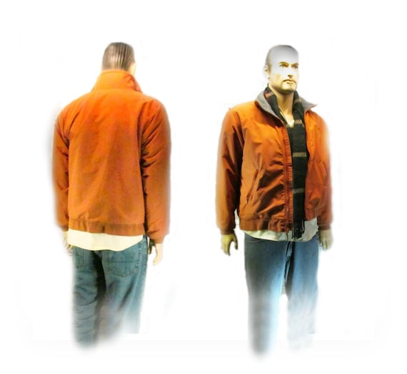 Mens Burnt Orange Winter Coat - Tradingbasis