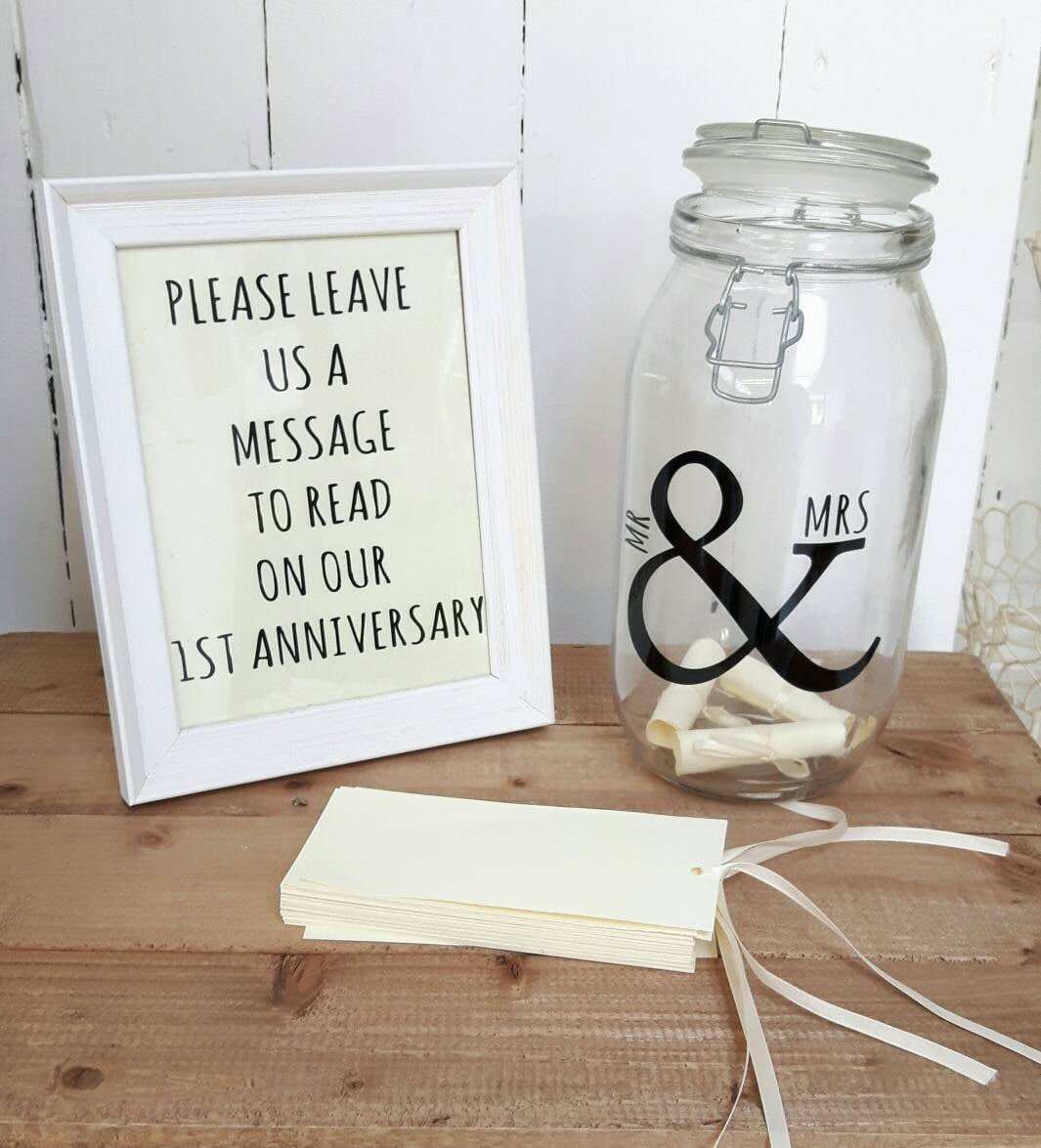 Wedding Message in a Bottle NOTECARDS Only,guest Book, Alternative ...