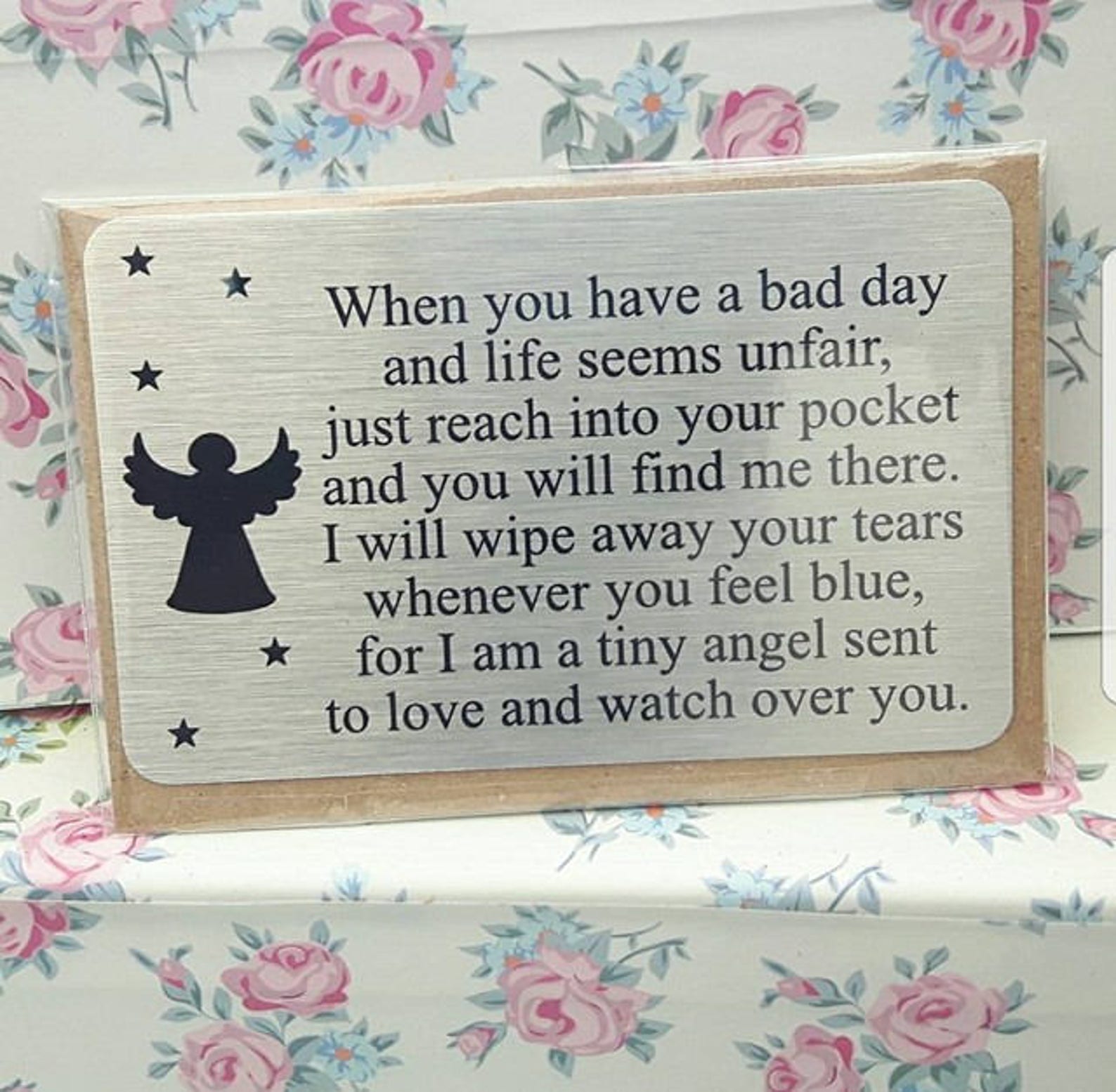 Pocket Angel giftwallet insert | Etsy