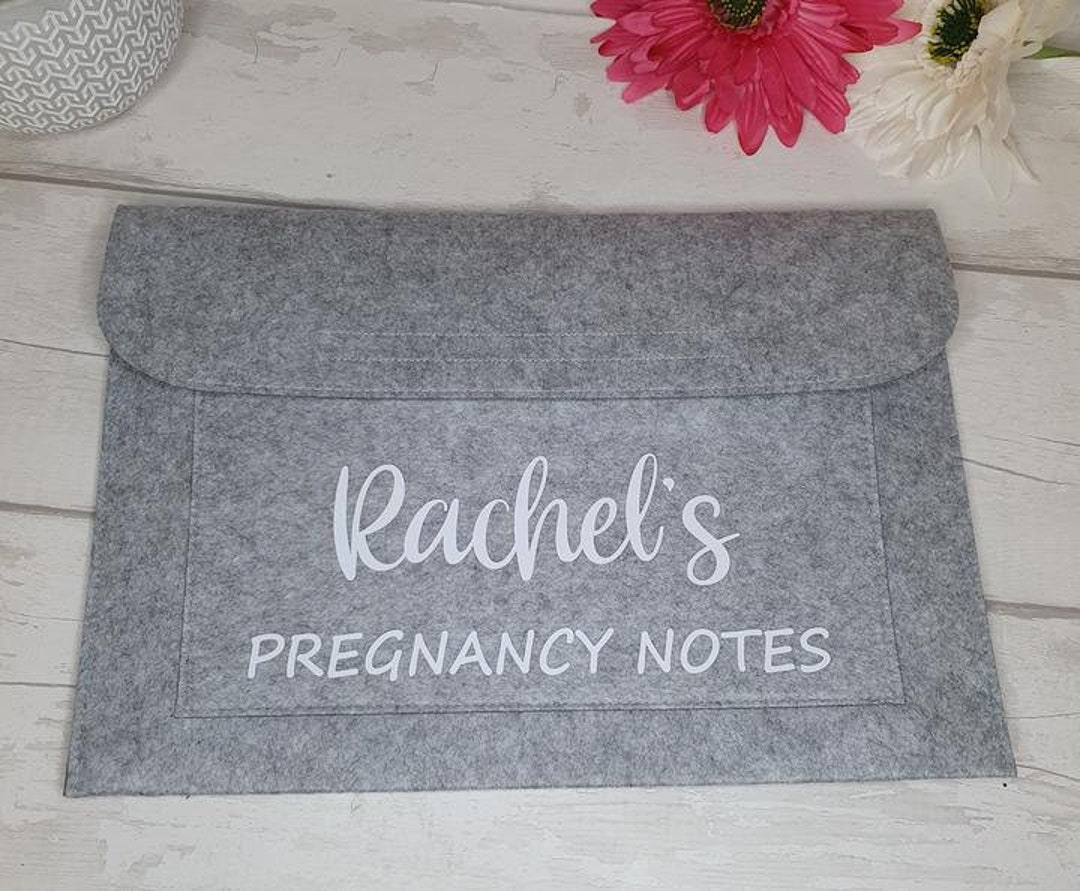 Personalised Pregnancy Notes Folder - Etsy