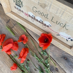 Cross Stitch Pattern: Good Luck" - Etsy