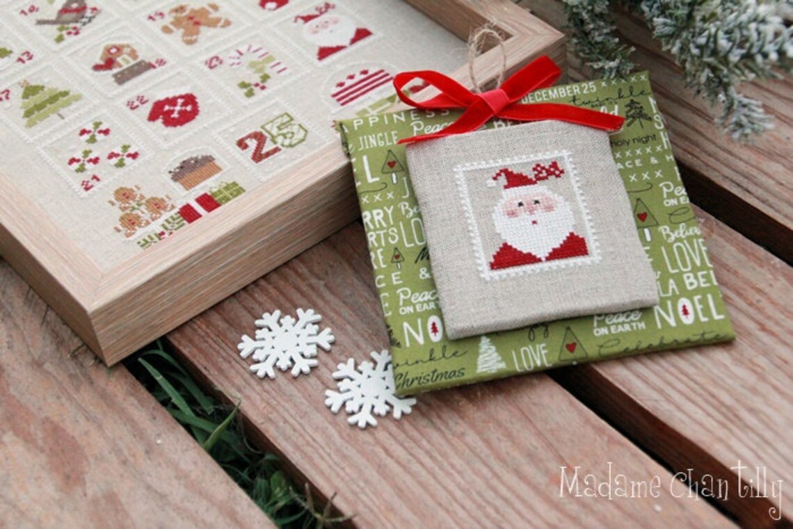 Christmas Stamps - Cross Stitch Chart - Etsy