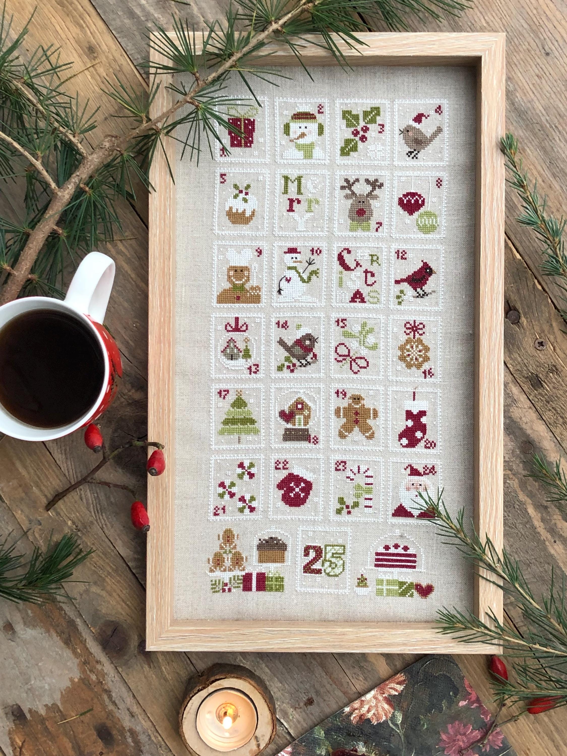 Christmas Stamps - Cross Stitch Chart - Etsy