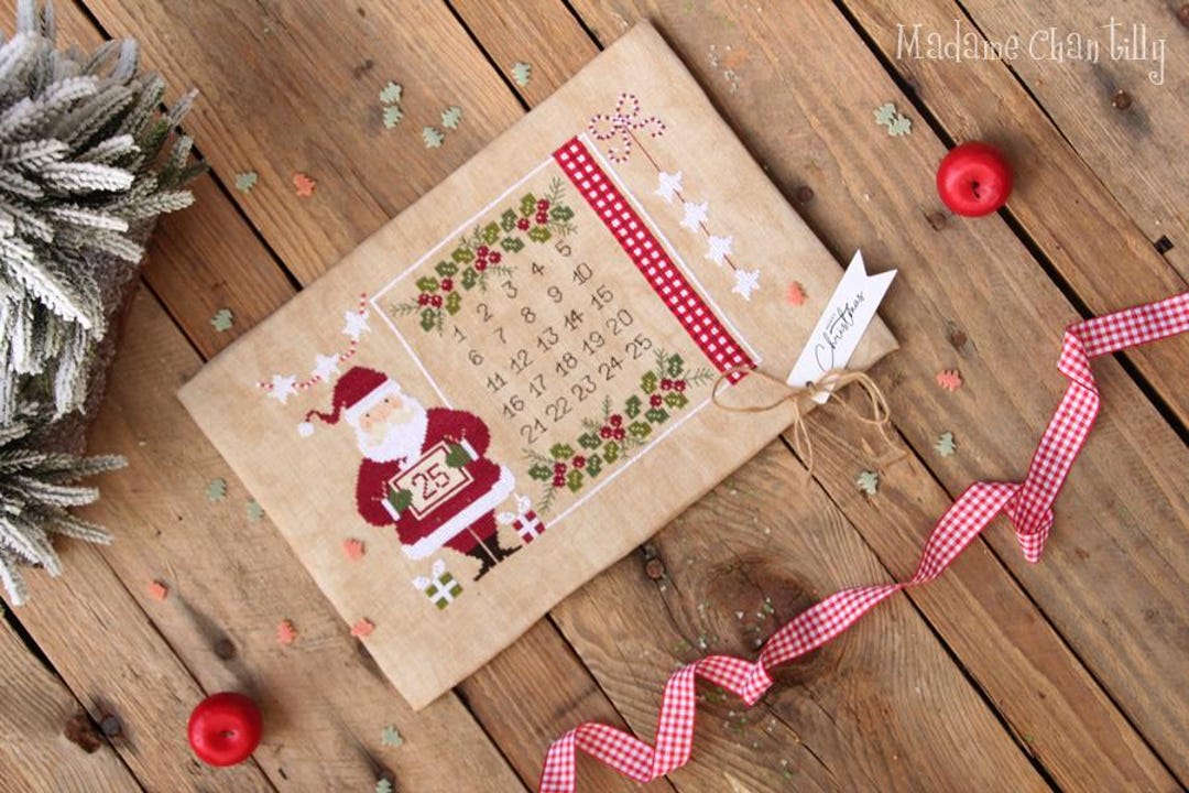 Santa's Advent Calendar - PDF - Schema Punto Croce - Etsy
