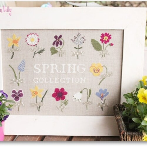 PDF Pattern Welcome Spring Sampler Cross Stitch Pattern | Etsy