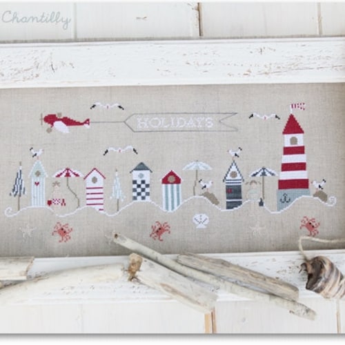 Seashore Cross Stitch Pattern Boat on the Beach Cross Stitch - Etsy