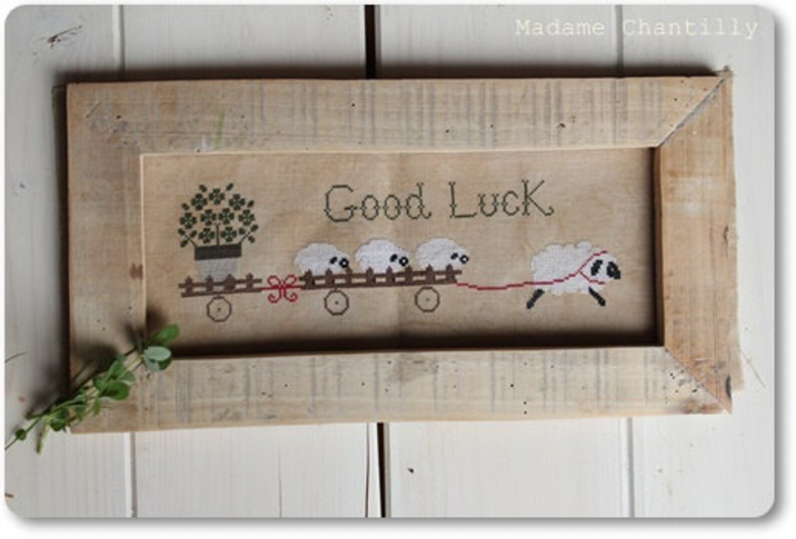 Cross Stitch Pattern: Good Luck | Etsy