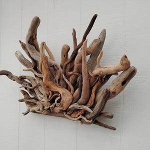 Abstract Driftwood Wall Sculpture Made With Natural Driftwood Sticks - Etsy