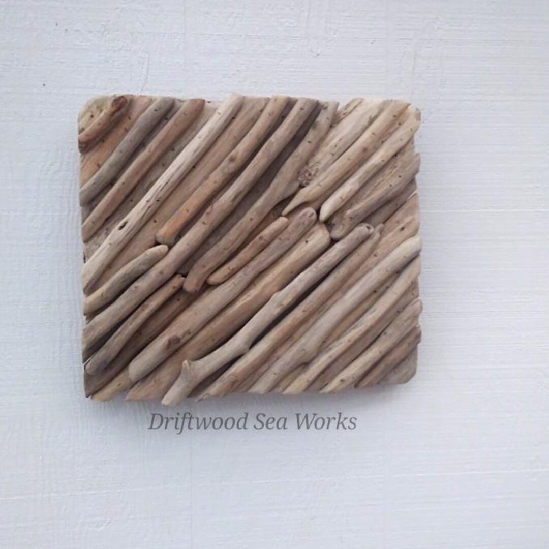 Abstract Square Driftwood Wall Panel Driftwood Wall Art #2 - Etsy