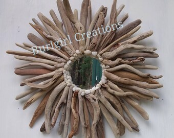 Large Starburst Mirror Wall Decor - Etsy