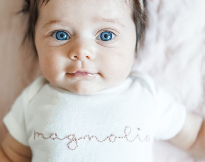 Custom Name Baby Onesie® - Personalized - Coming Home Outfit - Newborn ...