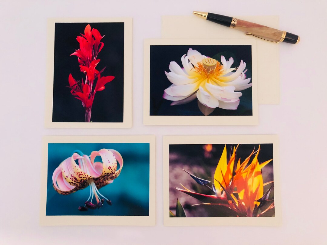 Artist Signed Original Photography Note Card Envelope, Recycled Paper ...