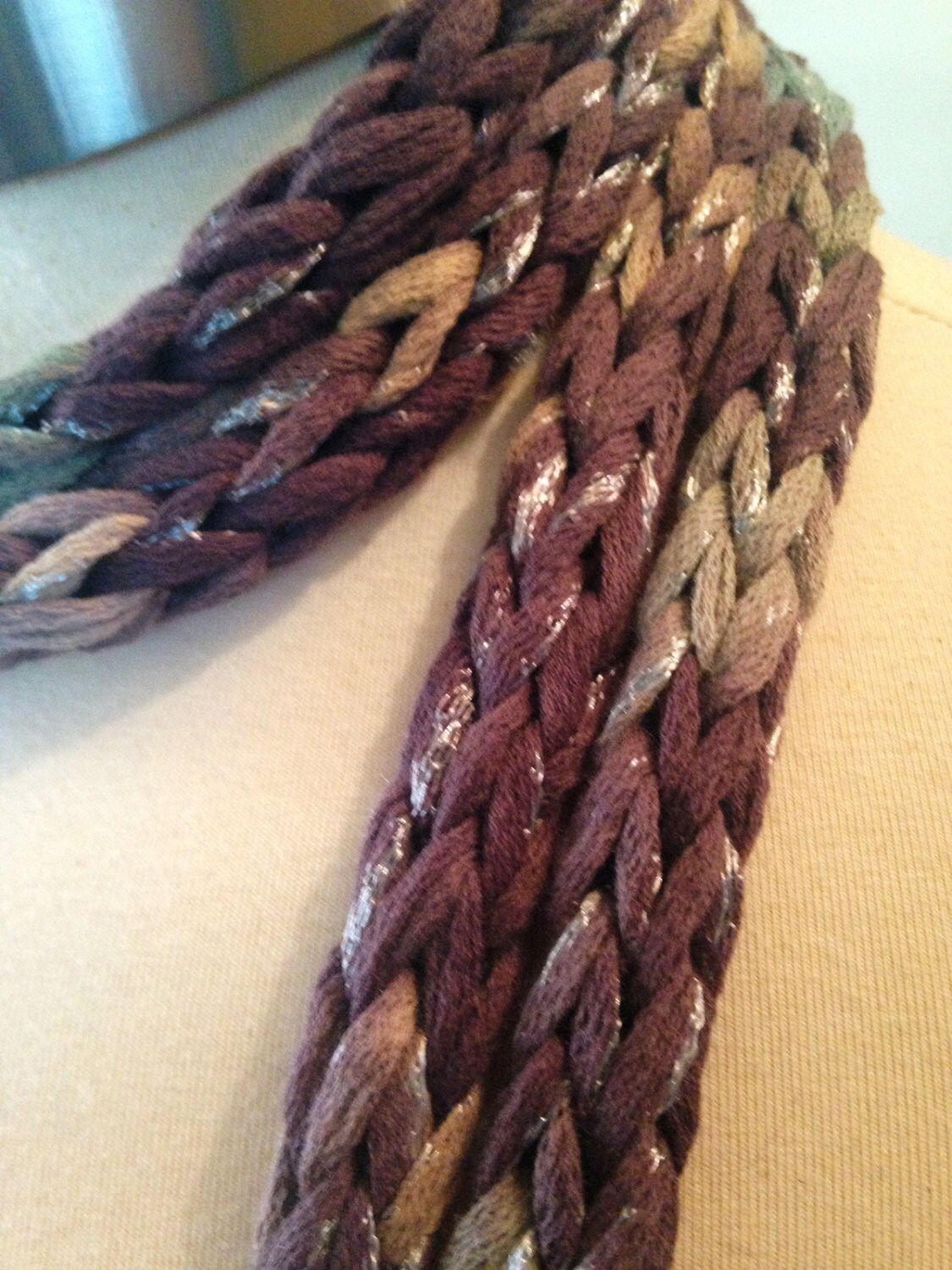 Infinity Rope Scarf, Extra Long Scarf, Wrap Scarf, Rope Necklace ...