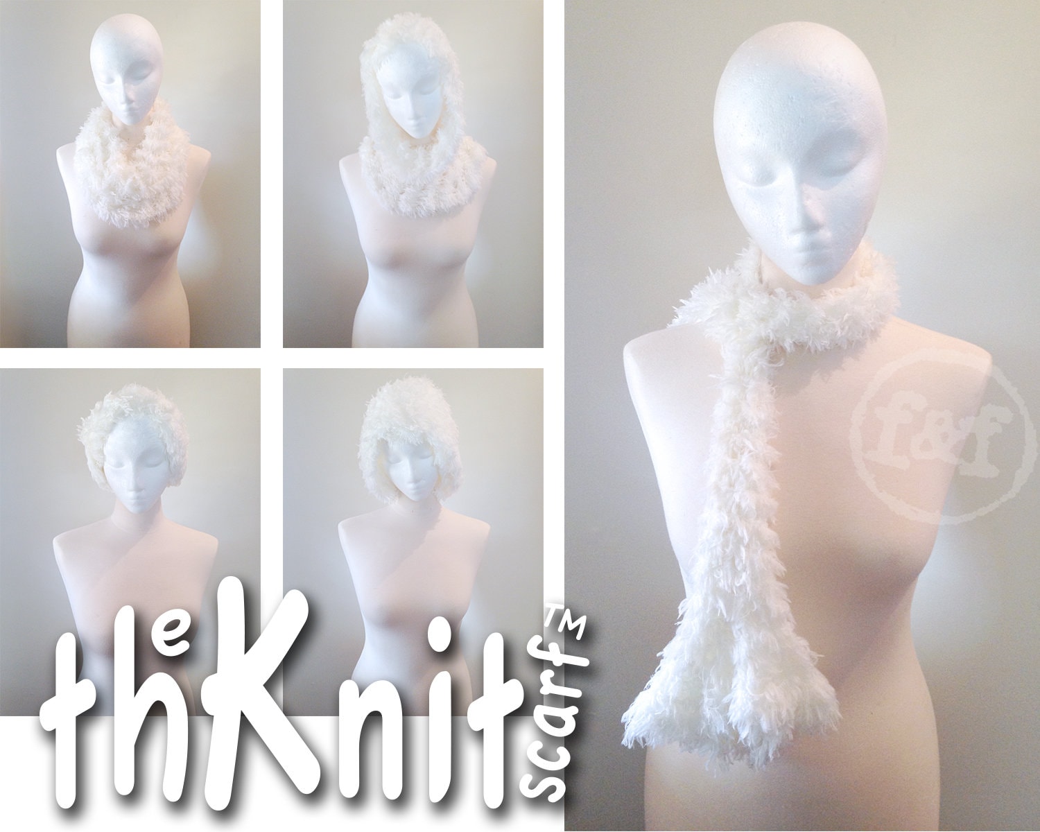 Child & Adult Convertible Scarf: Cowl, Long Scarf, Hood, Headband, Ear ...