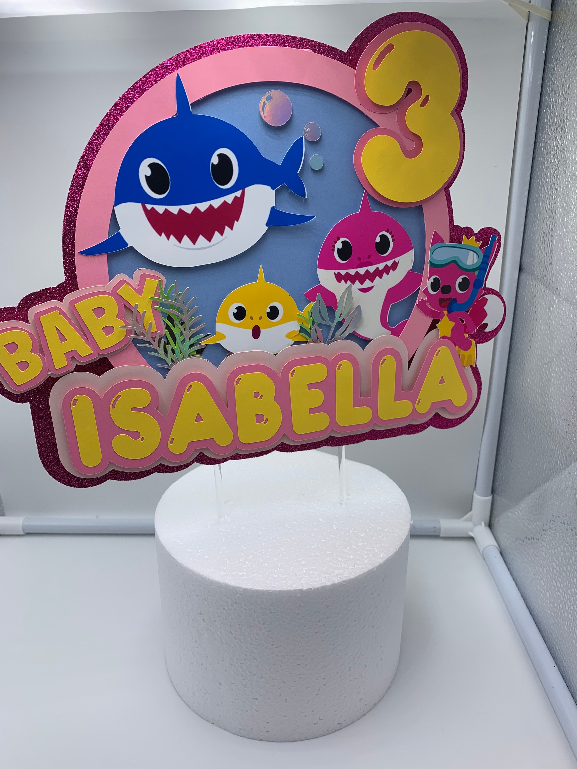 Baby Shark Cake Topper - Etsy