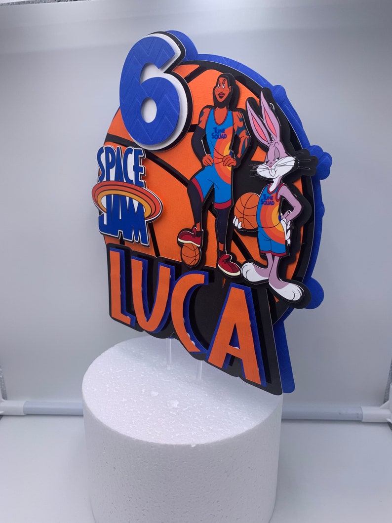 Space Jam Cake Topper - Etsy