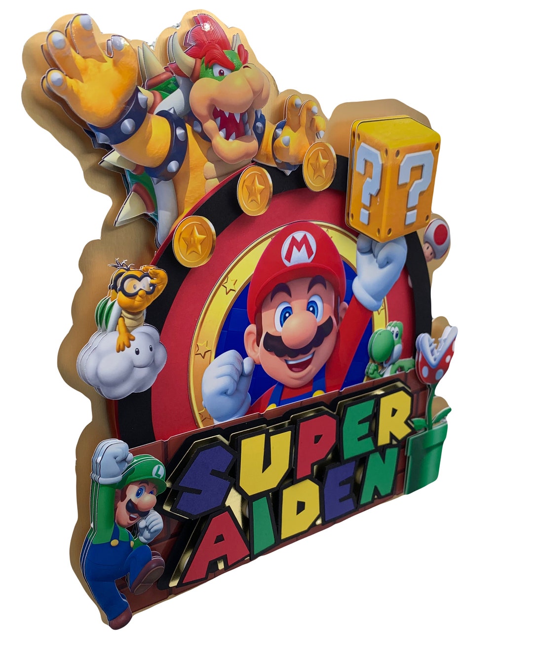Super Mario Cake Topper - Etsy