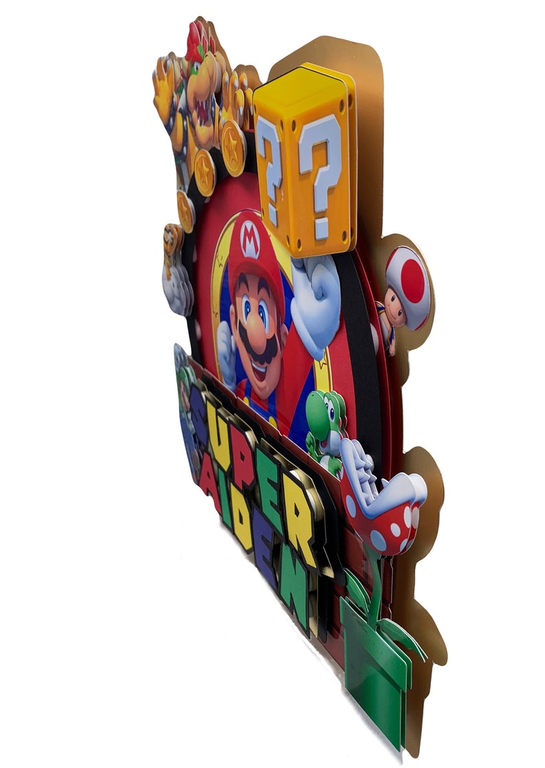 Super Mario Cake Topper - Etsy