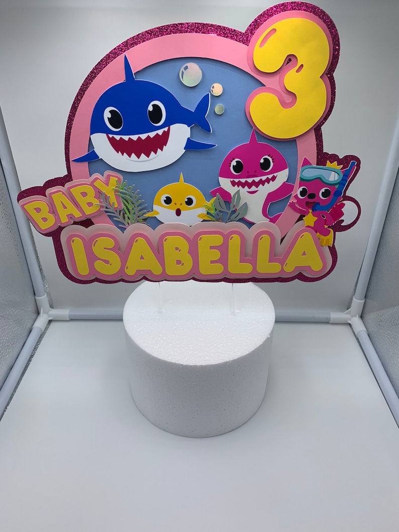 Baby Shark Cake Topper - Etsy