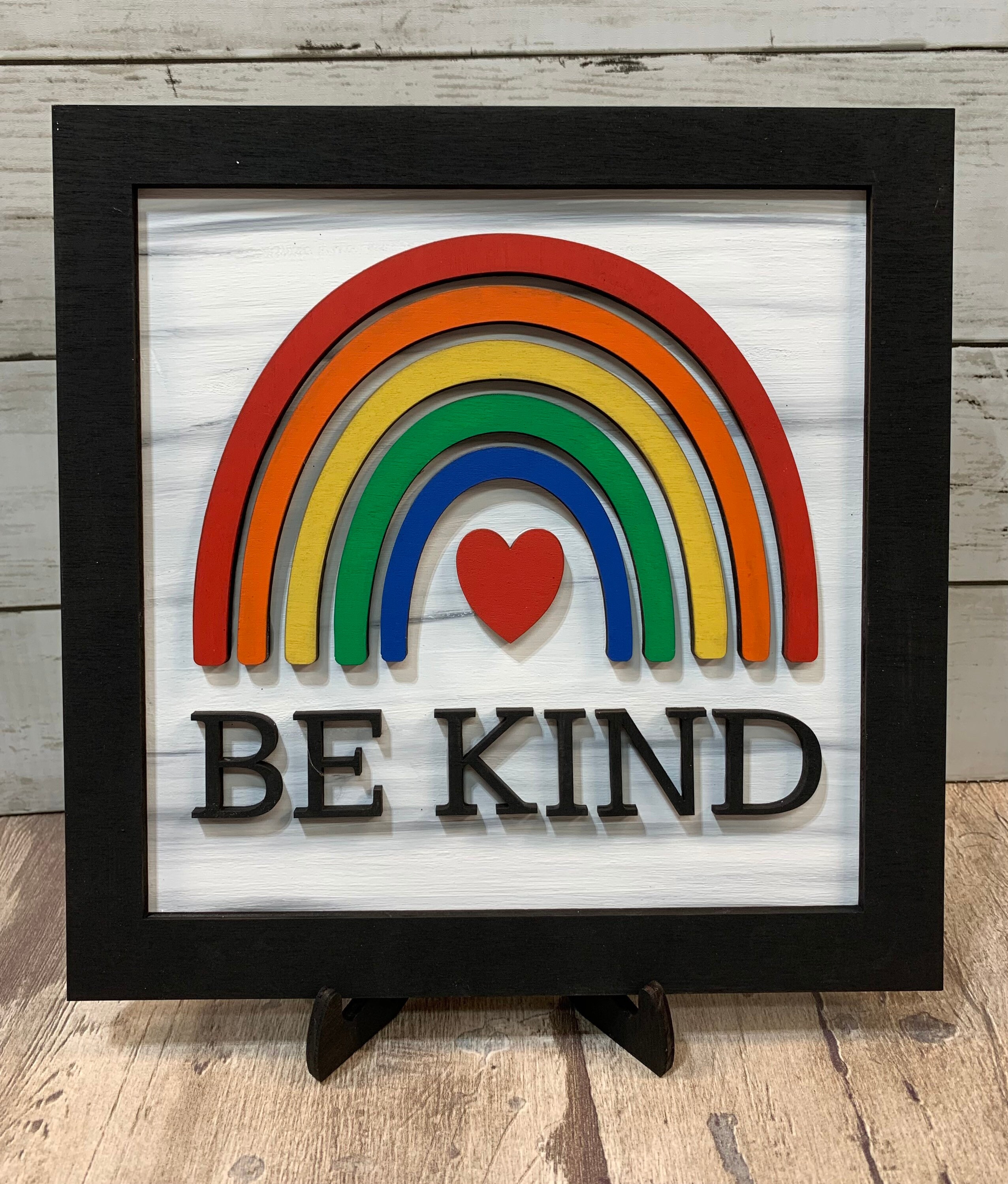 Be Kind Rainbow Sign Be Kind Sign LGBTQ Pride Be You | Etsy