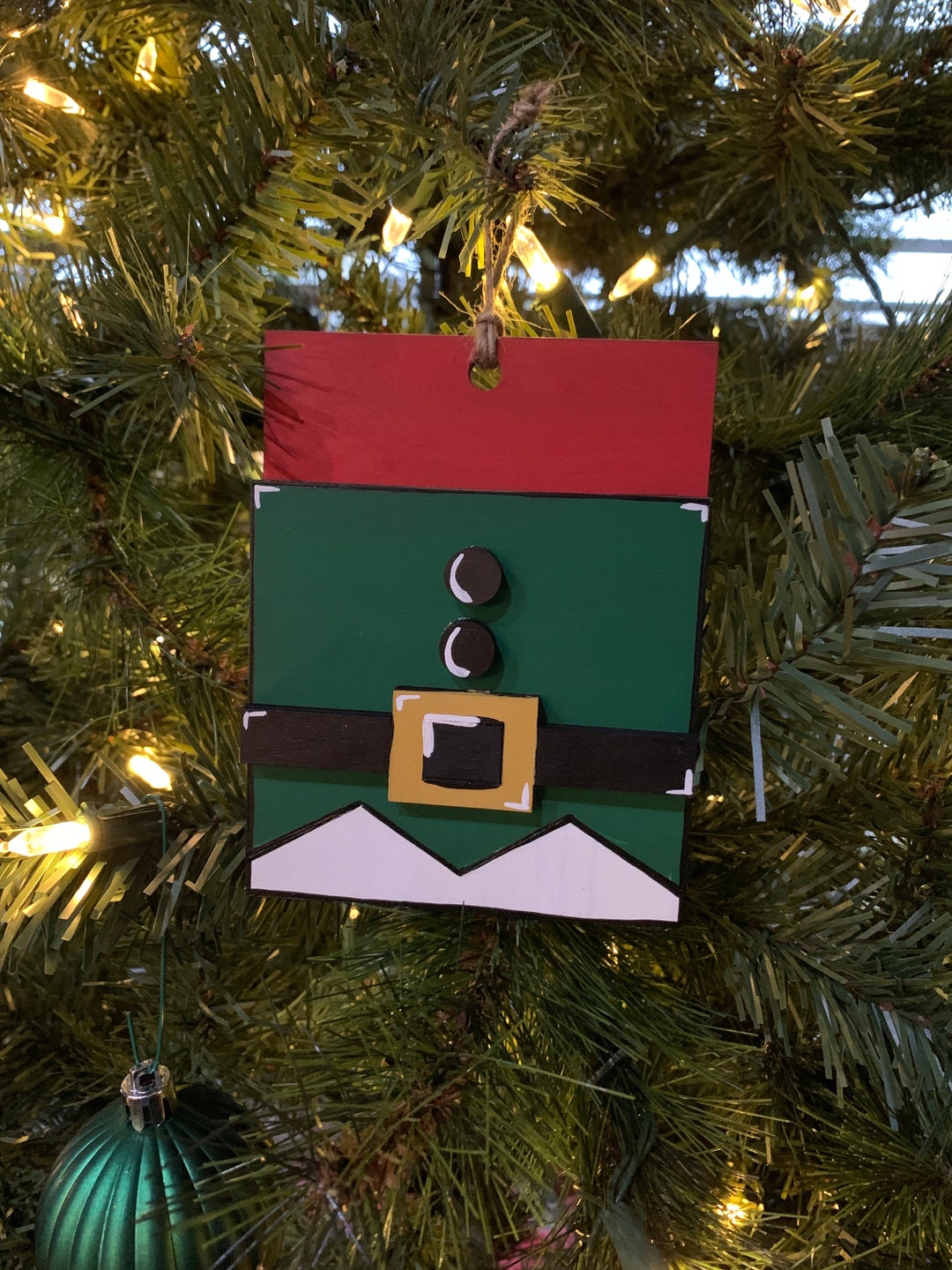 Elf Gift Card Holder and Ornament 3D Elf Ornament Reusable - Etsy