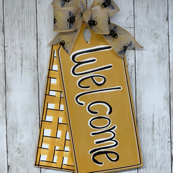 Bee Door Sign - Etsy