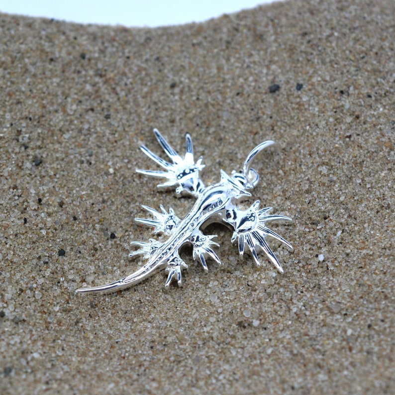 Sea Swallow, Glaucus Atlanticus, Nudibranch Necklace. Highly Polished ...
