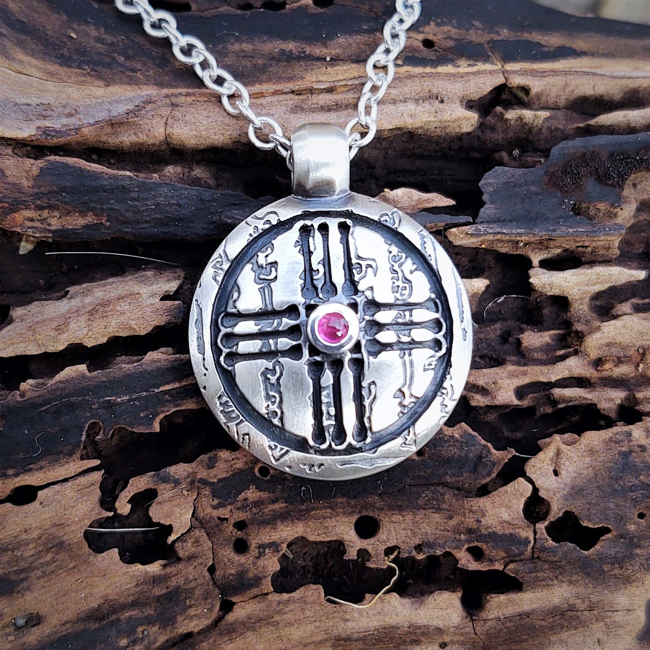 Ruby Set Genghis Khan Tengri Necklace. A Talisman to Invoke - Etsy UK