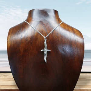 Albatross Necklace, Solid Sterling Silver Albatross Pendant on a Chain ...