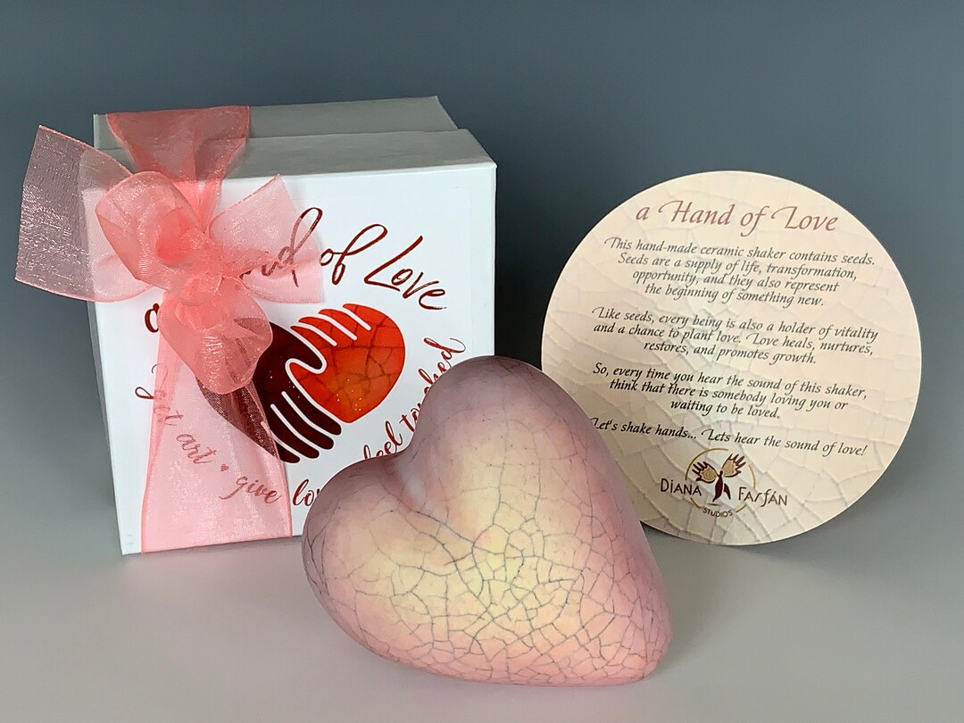 A Heart With Beat portable Sculpture Ceramic Shaker - Etsy