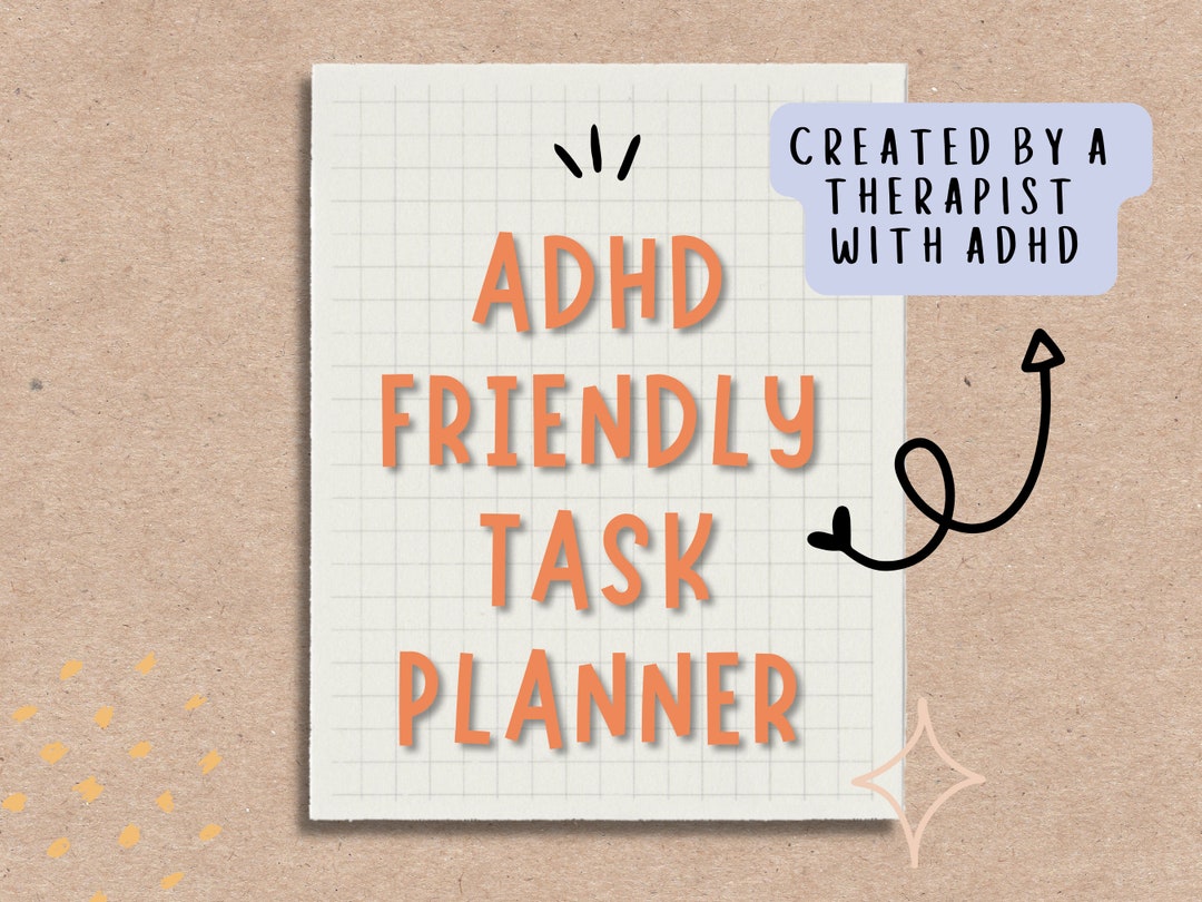 ADHD Priority Planner, Project Organizer, Brain Dump Daily Planner ...