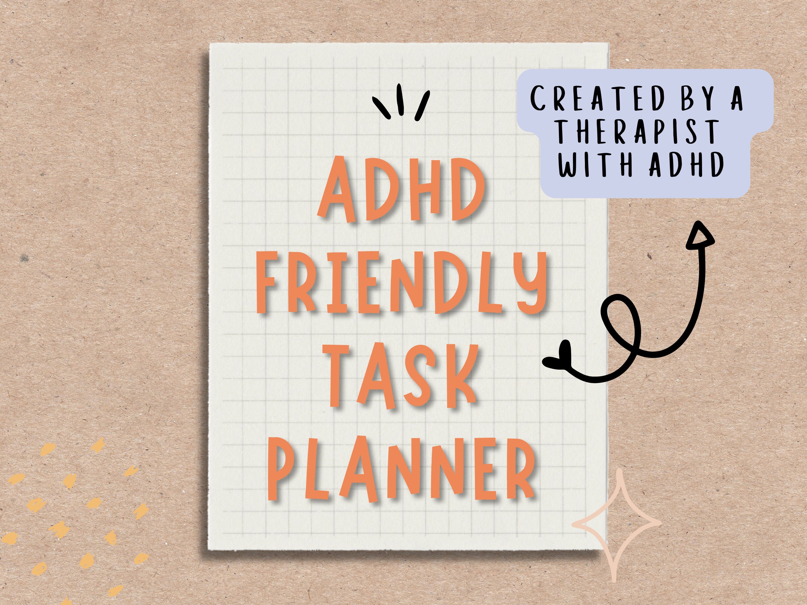 ADHD Priority Planner, Project Organizer, Brain Dump Daily Planner ...