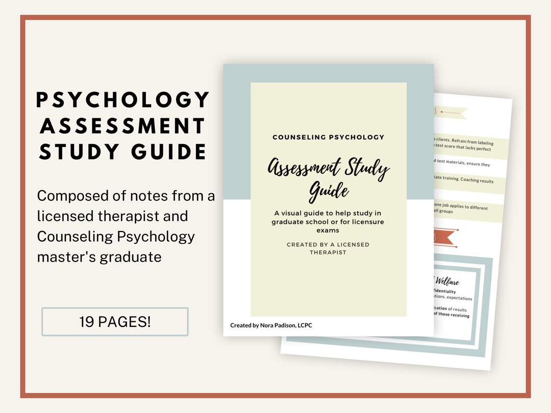 Counseling Social Work Intro to Assessment Study Guide, National ...