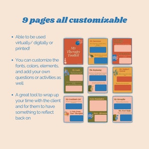 Digital Termination Therapy Guide Printable Counseling Tool Therapist ...