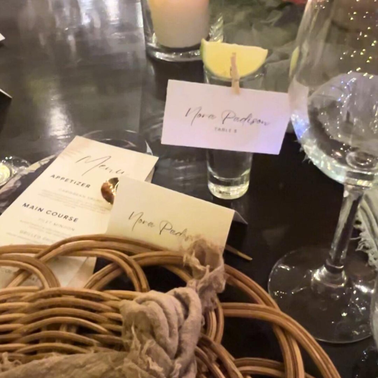 Seating Name Card Place Card Template Canva Customizable Modern DIY ...