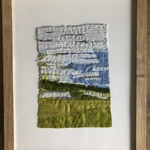The Slow-stitch Abstract - After the Rain - Etsy