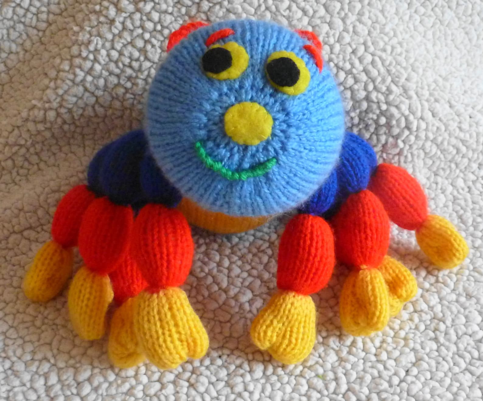 Woolly Spider (woolly and Tig) and Selina Silk Baby Toy Knitting ...
