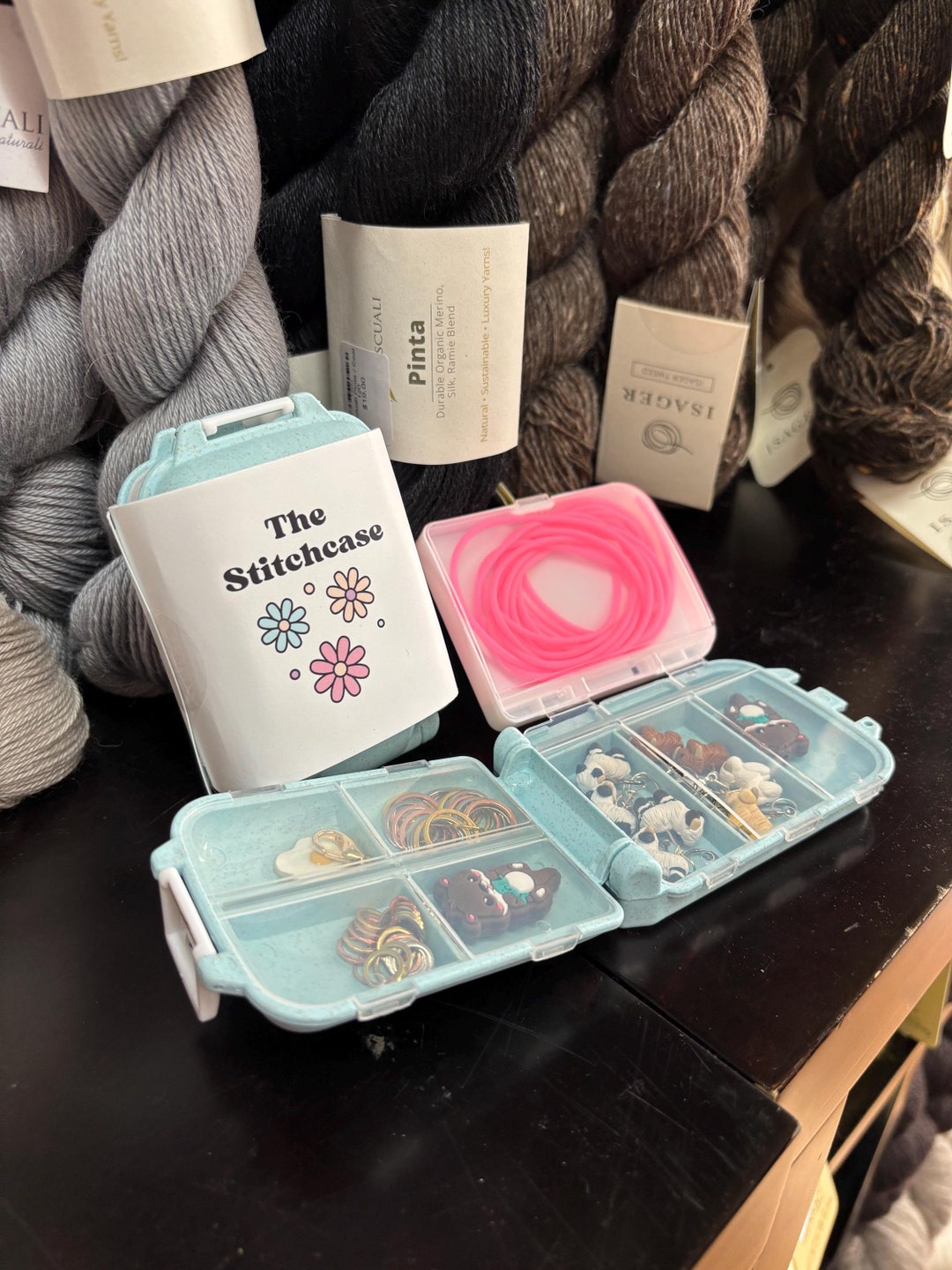 The Stitchcase - Knitting Crochet Notions Case - Mini Storage Box 8 ...