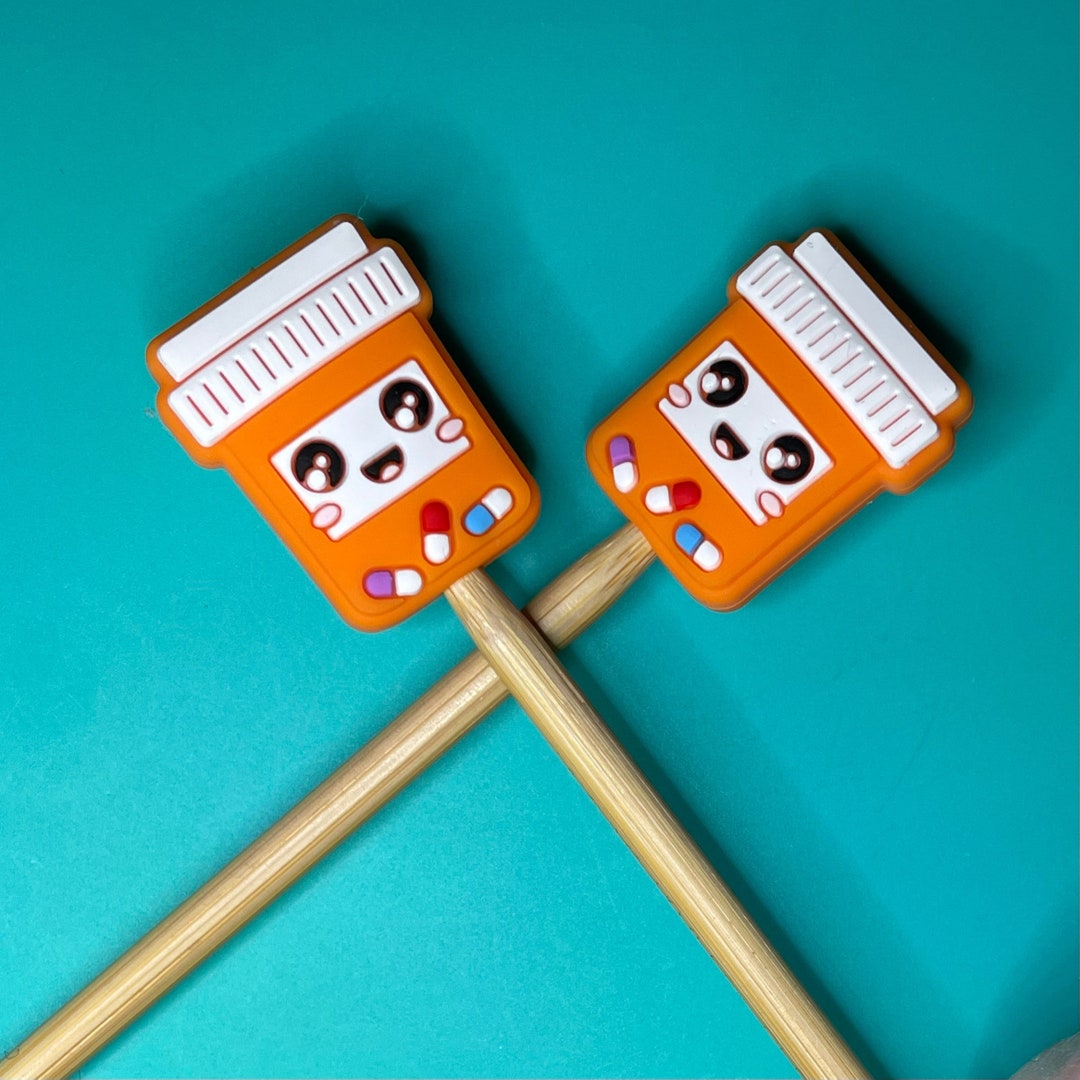 Knitting Needle Point Protectors Stitch Stoppers Knitting Notions ...