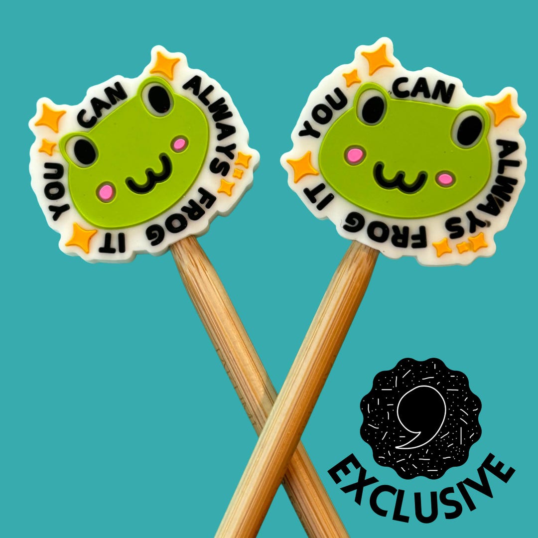 Knitting Needle Point Protectors, Stitch Stoppers, Notions EXCLUSIVE ...